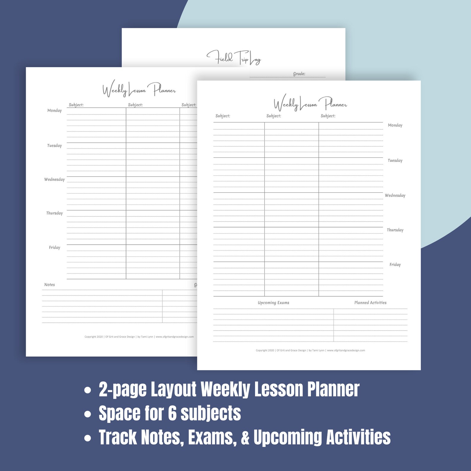 Printable Homeschool Planner Pack | Homeschool Lesson Plan | Complete ...
