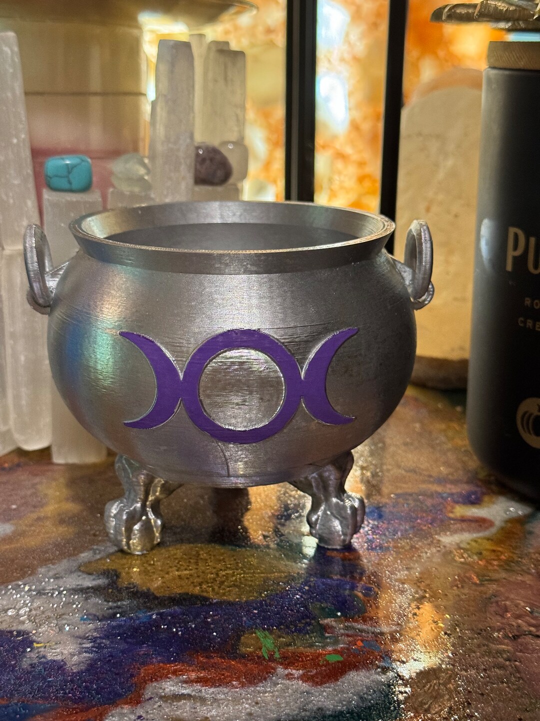 Triple Moon PVC Alter Cauldron - Etsy