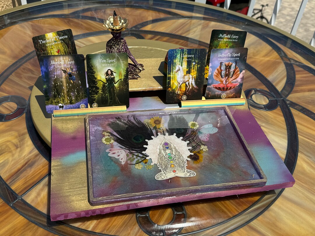 Meditation Table, Ritual Rable, Alter Table, Offering Table, Tarot ...