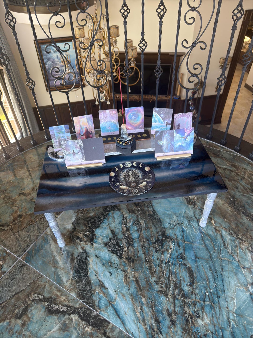 Meditation Table Goddess of the Moon Phase Oversized-set of 10, Sun an ...