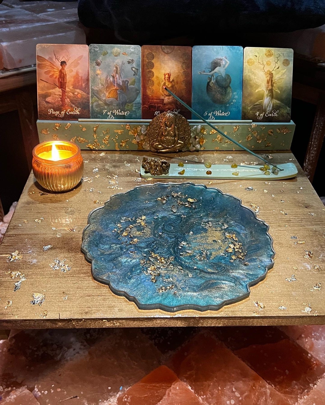 Meditation Table Portable, Ritual Rable, Alter Table, Offering Table ...