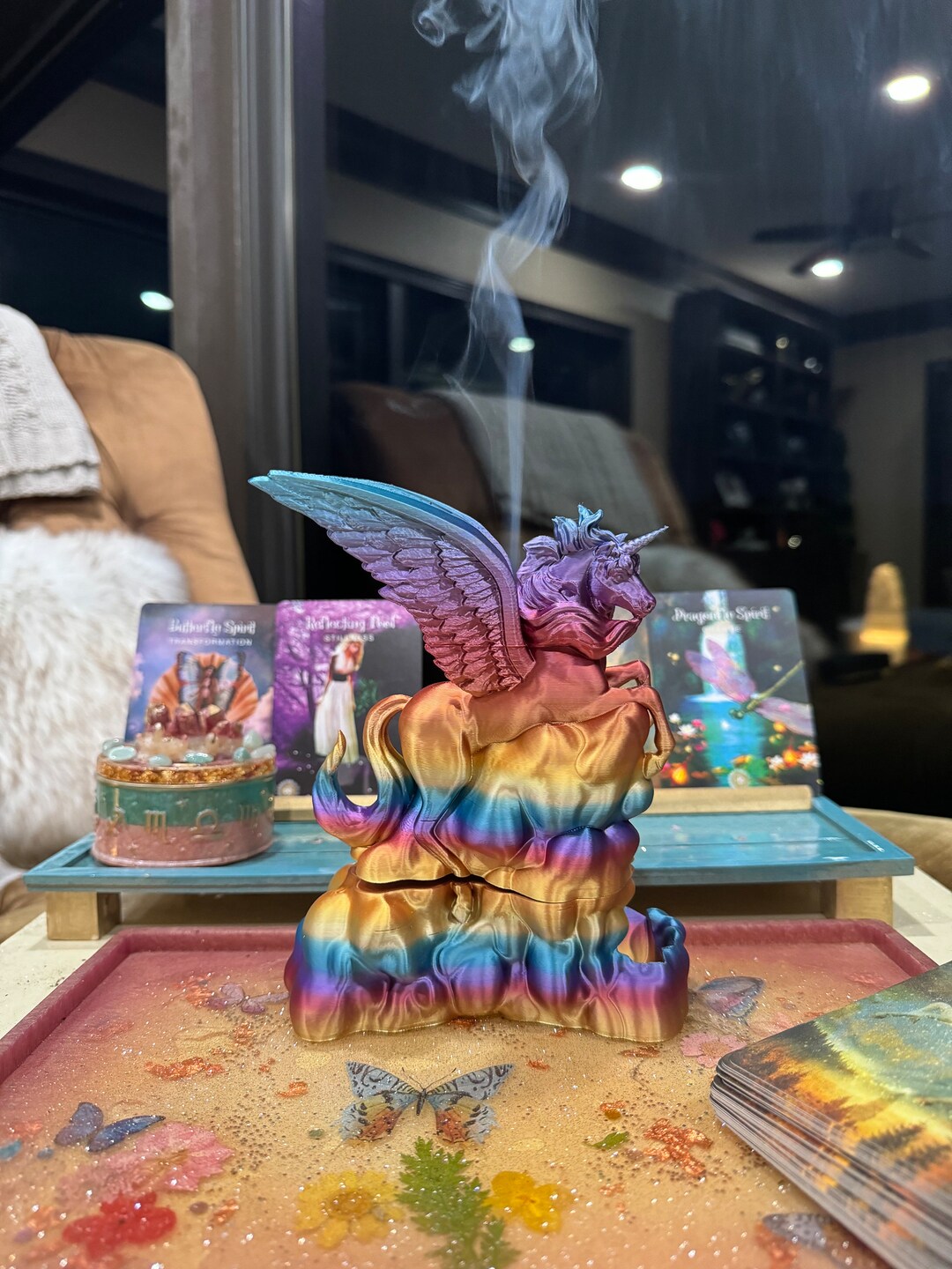 Incense Burner Spirit Animal LARGE, Back Flow Burner, Incense Tower ...