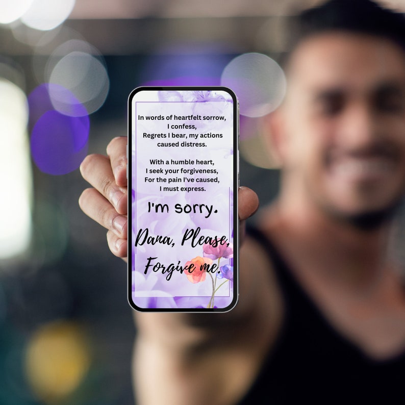 Digital Download Apology Card Apologize Unique I'm Sorry Card Apology ...