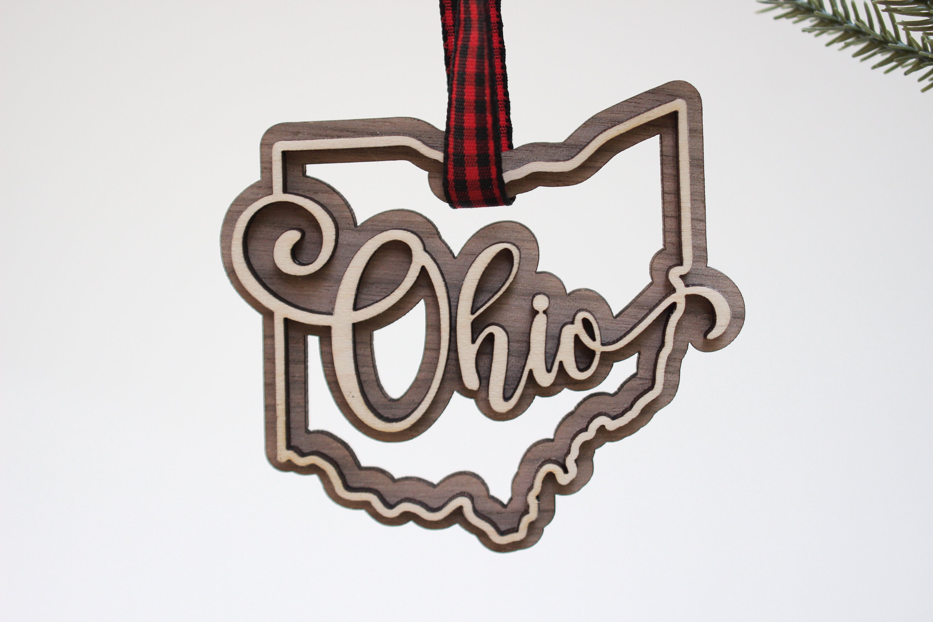 Ohio Christmas Ornament Buckeye State Ornament Ohio State | Etsy