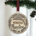Nebraska Christmas Tree Ornament, Omaha Skyline Holiday Souvenir ...