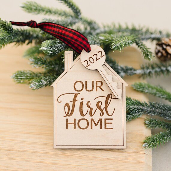 Personalized First Home Christmas Ornament Custom 2022 - Etsy