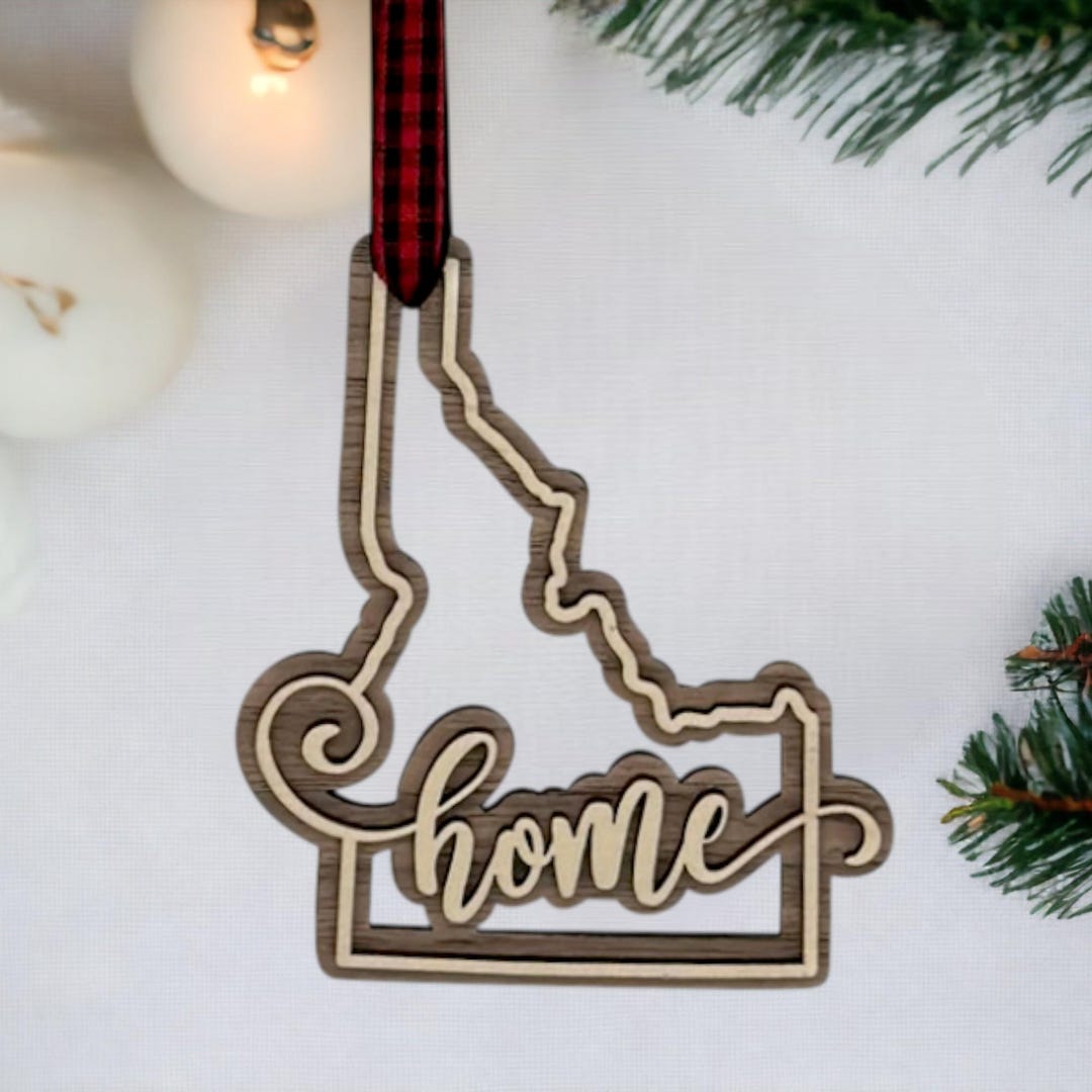 Idaho First New Home State Ornament, Boise Idaho 2024 Christmas ...