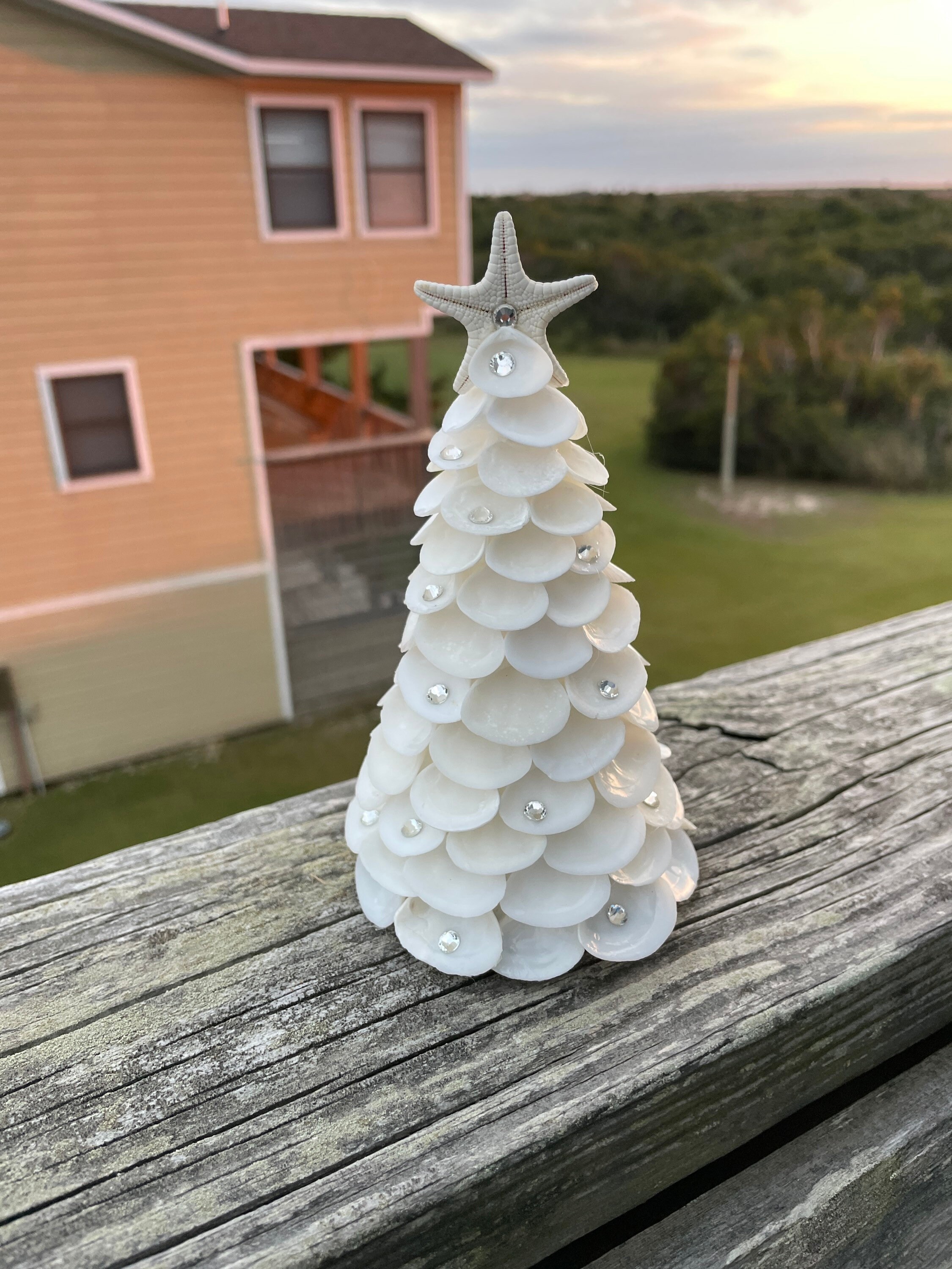 Miniature White Cay Cay Shell Tree - Etsy