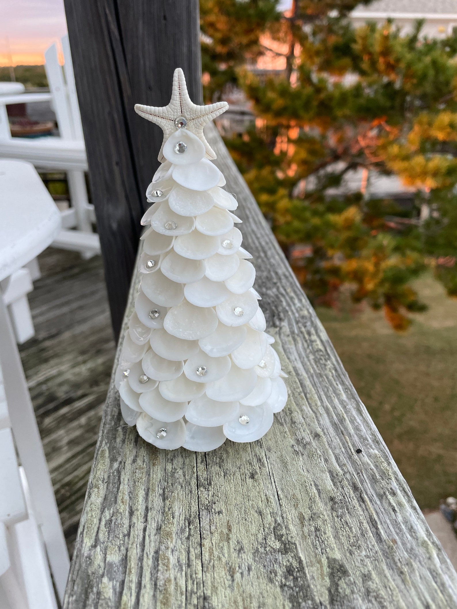 Miniature White Cay Cay Shell Tree - Etsy