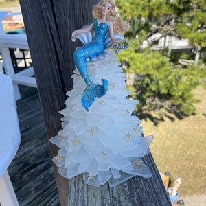 Sea Glass Tree With Mermaid - Etsy