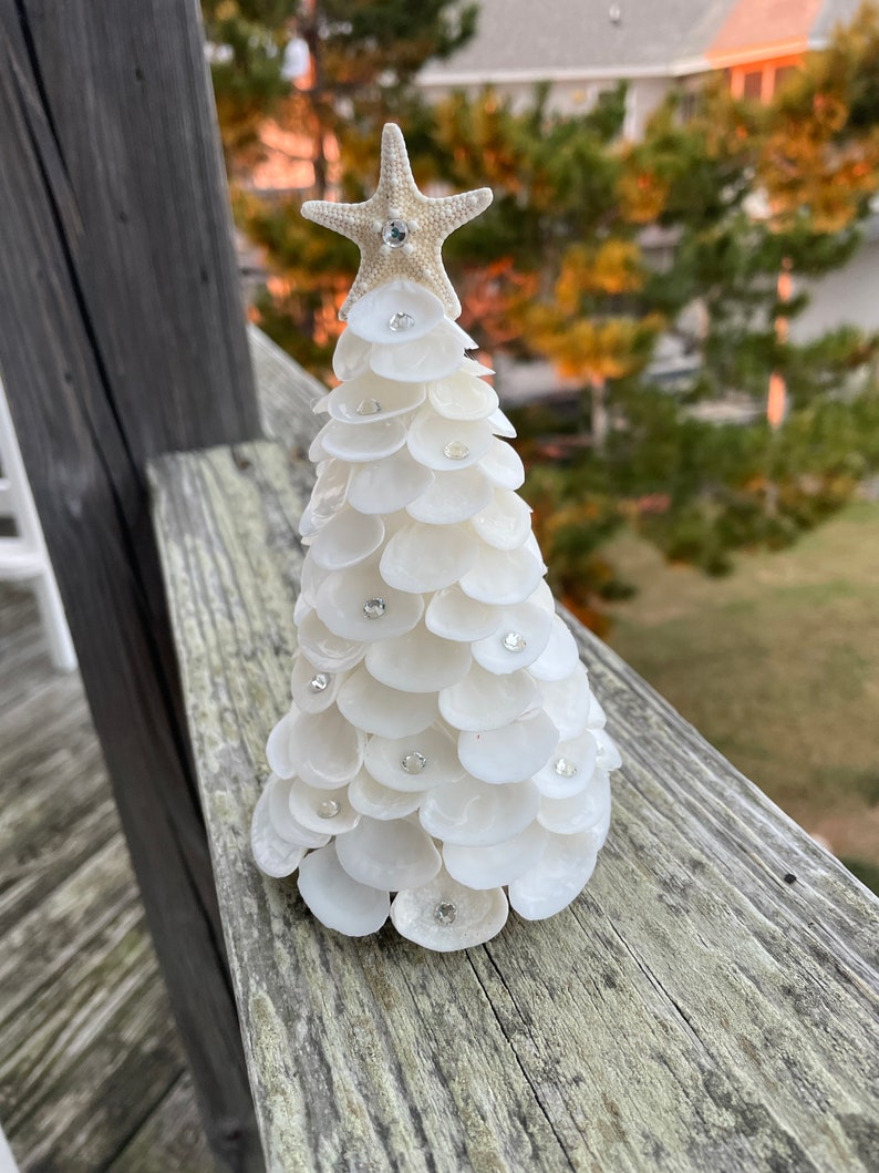 Miniature White Cay Cay Shell Tree - Etsy
