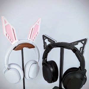 Mecha Cat Headphone Ears - Futuristic Bunny Headset Attachments ...