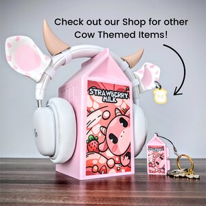 Cow Earrings and Tags - Cow Ears for Headphones - Cow Accessories ...