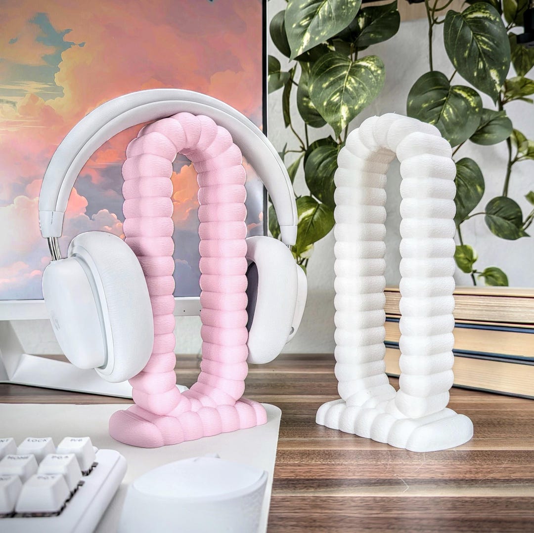 Bubble Cloud Headphone Stand - Kawaii Gaming Setup - Cute Gamer Accessories - Etsy