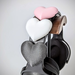 Heart Charm for Headphones - Cute Heart for Headsets - Headphone ...