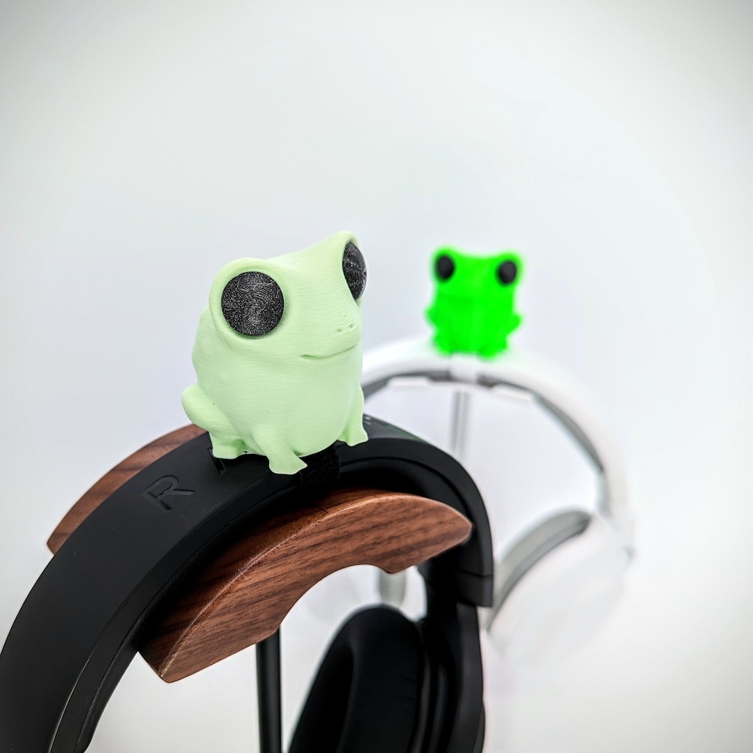 Frog Headset Attachment Froggy Headphone Ears Kawaii Gaming - Etsy