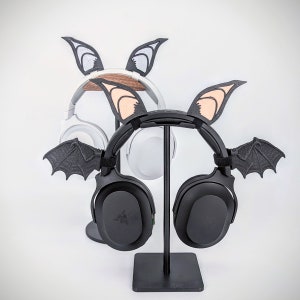 Bat Ears for Headphones - Bat Ear Attachments - Cosplay Headband Ears ...