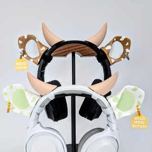 Cow Earrings and Tags - Cow Ears for Headphones - Cow Accessories ...