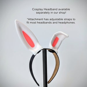 Bunny Ears for Headphones - Cosplay Rabbit Headset Accessories ...