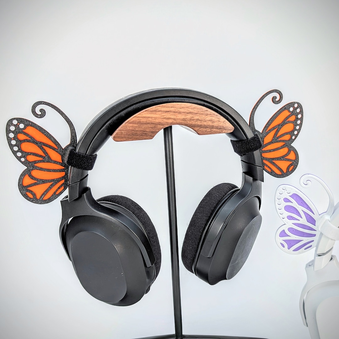 Butterfly Headset Attachment - Anime Butterfly Wings Headphone ...