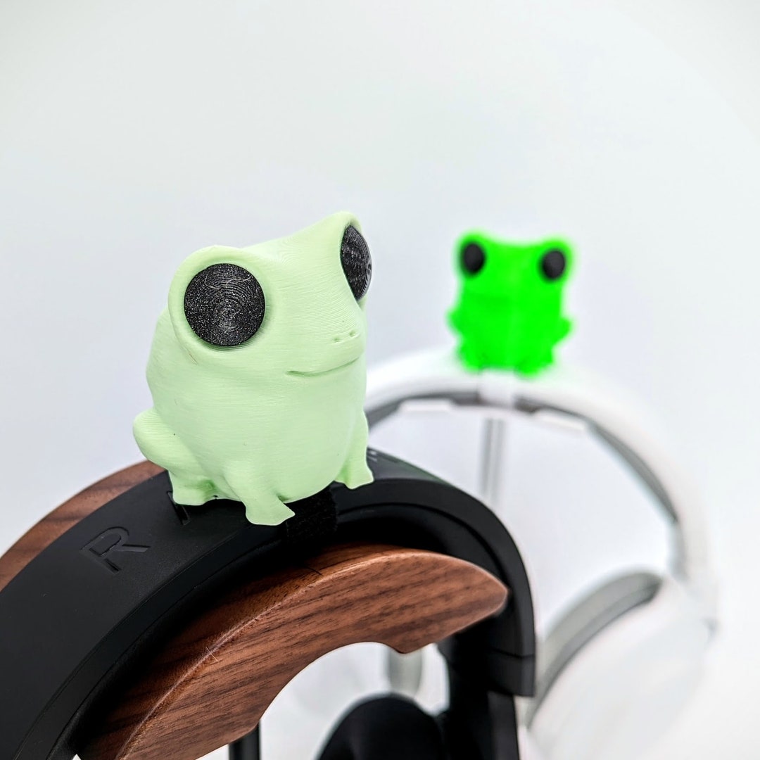 Frog Headset Attachment - Froggy Headphone Ears - Kawaii Gaming ...