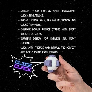 Fidget Ball - Mechanical Keyboard Fidget Clicker - Keycap Stress Relief ...