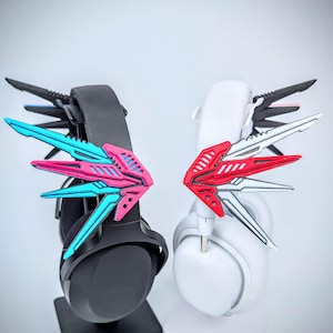 Mecha Wings for Headphones, Headphone Attachments, Futuristic Robotic ...