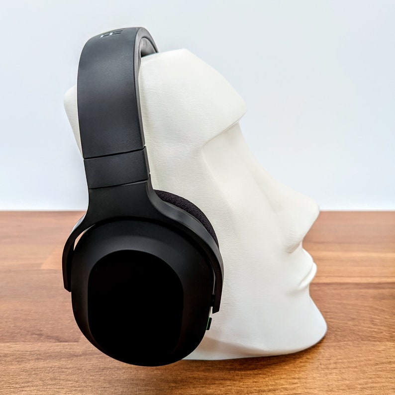Moai Headphone Stand Headset Holder Sculpture Easter Island - Etsy