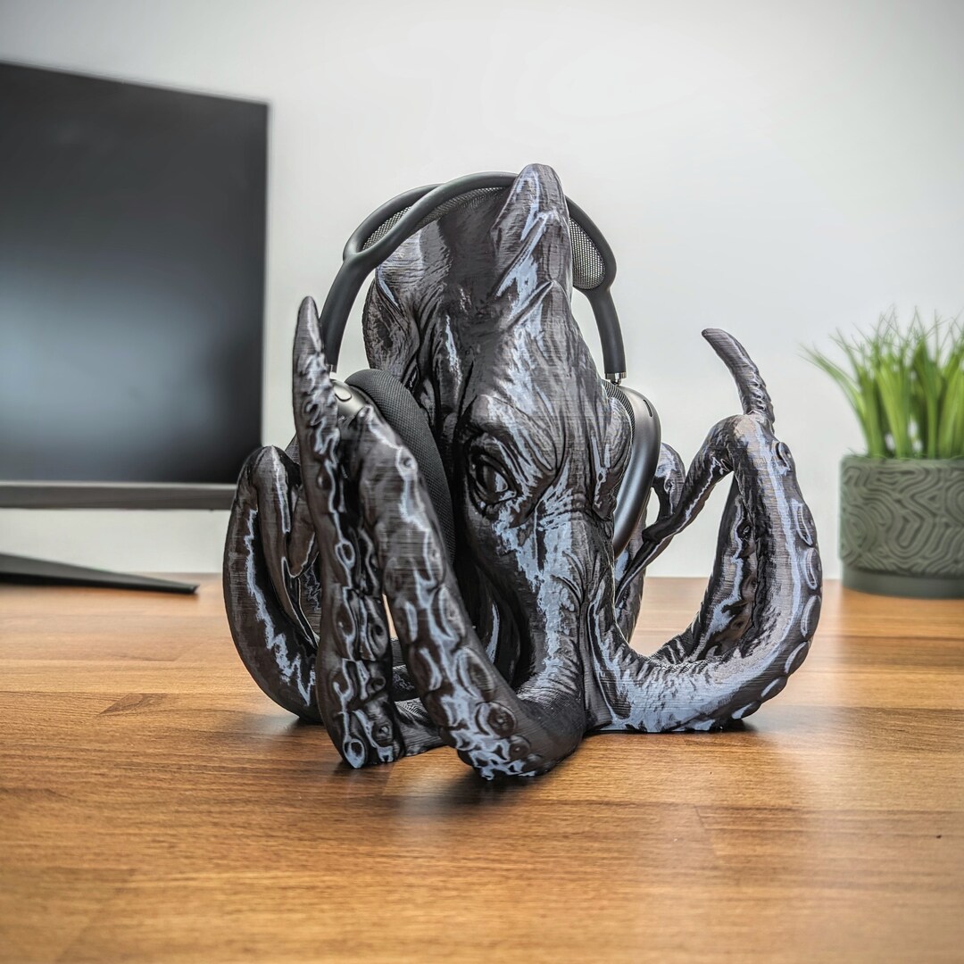 Kraken Fantasy Headphone Stand Headset Holder Gaming Accessories Office ...