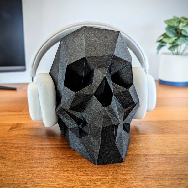 Skull Headset Stand - Etsy