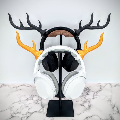 Cow Ears and Horns Headset Attachment Cute Gaming Headphones - Etsy
