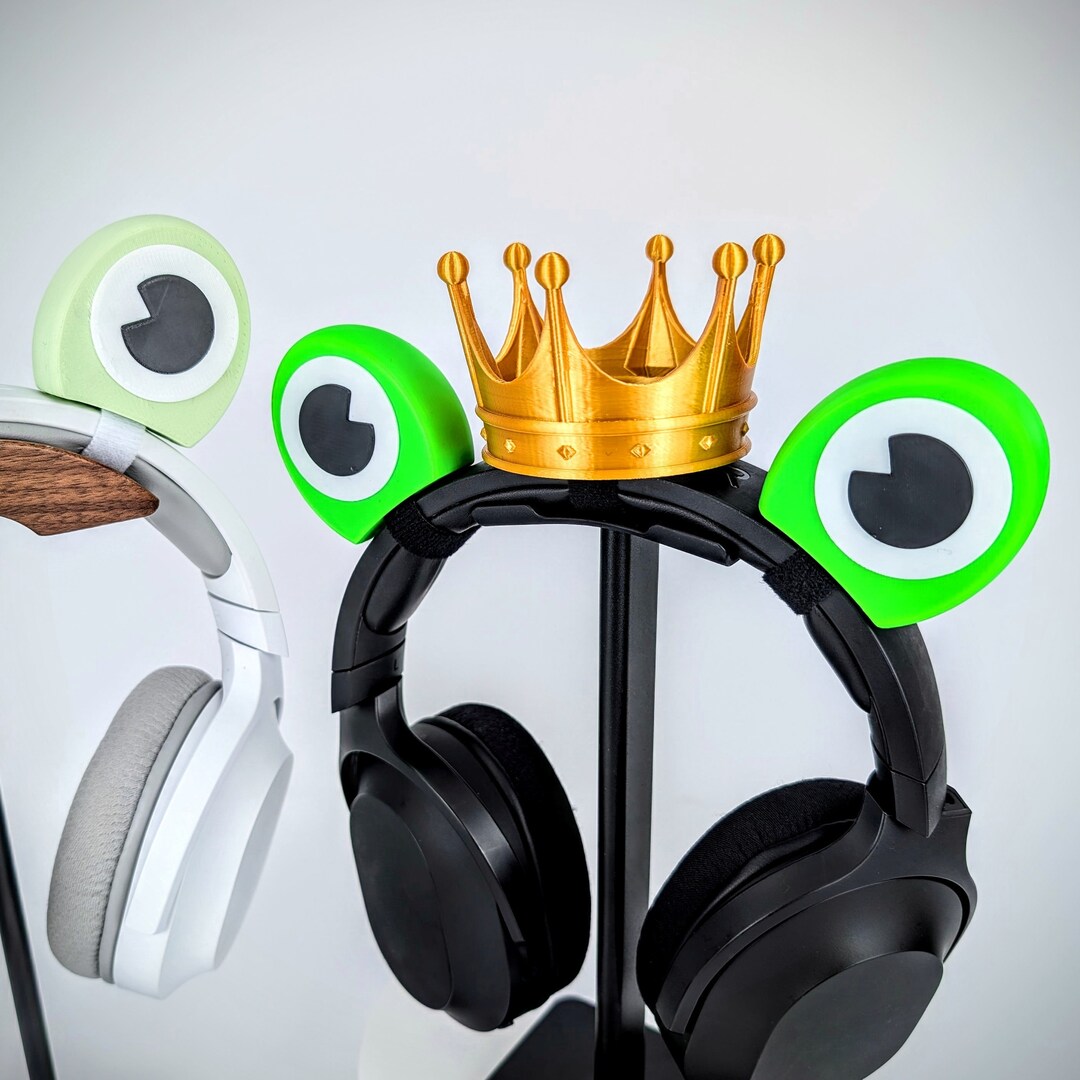 Frog Eyes Headphone Attachments - Frog Headband Accessory - Headphone ...