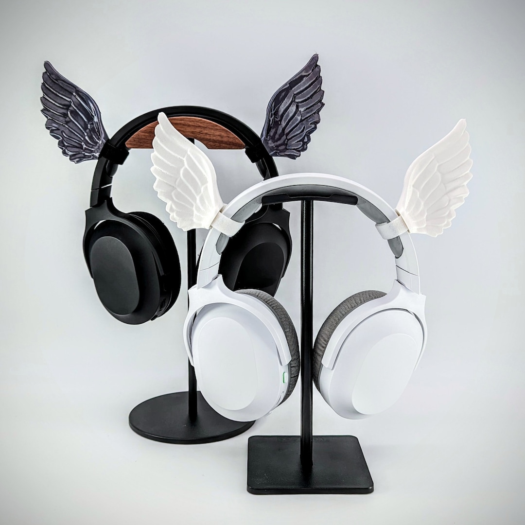 Angel Wings Headphone Attachment Headset Ears and Horns Gaming and ...