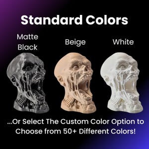 Zombie Head Headphone Stand - Bust Headset Holder - Horror Gamer Gift ...