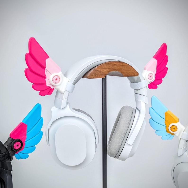 Mecha Angel Wings Headphone Attachment, Anime Headset Ears, Gaming and ...