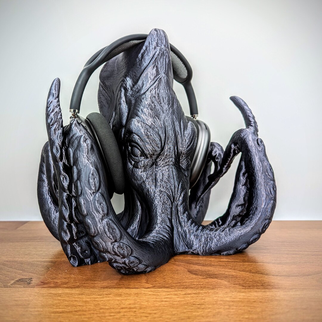 Kraken Fantasy Headphone Stand Headset Holder Gaming - Etsy