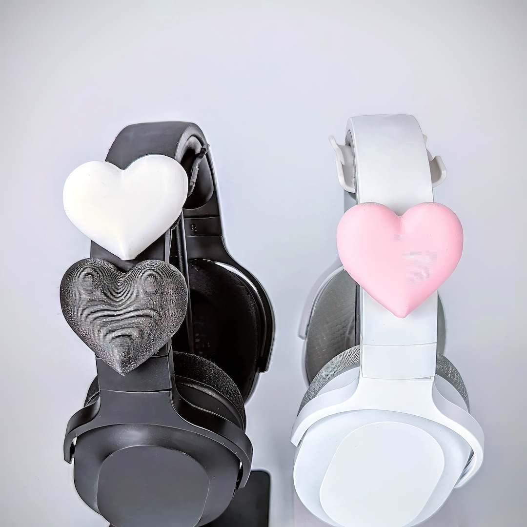 Heart Charm for Headphones - Cute Heart for Headsets - Headphone ...