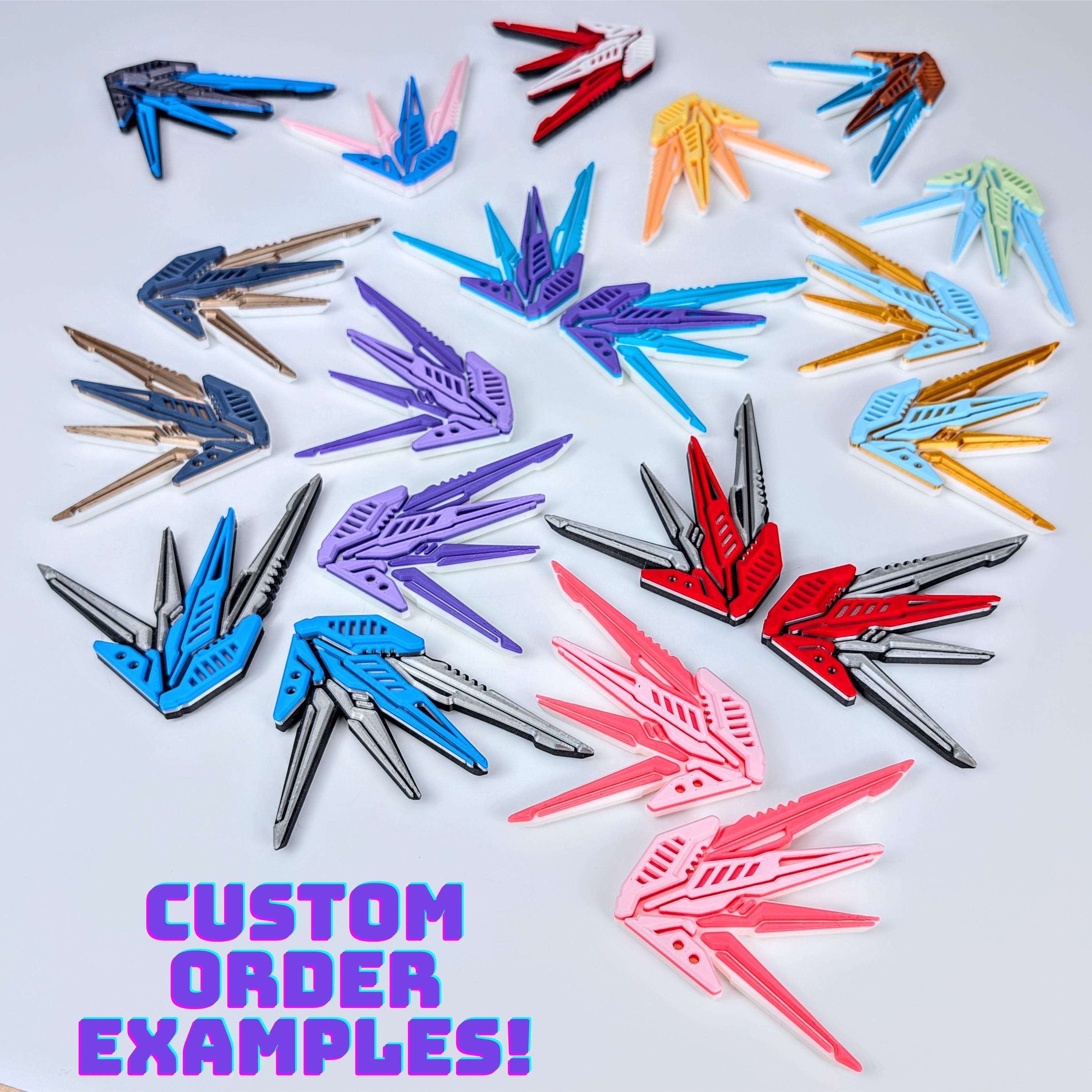 Mecha Wings for Headphones, Headphone Attachments, Futuristic Robotic ...