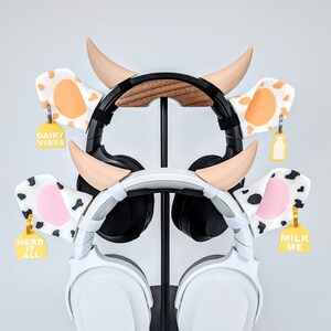 Cow Earrings and Tags - Cow Ears for Headphones - Cow Accessories ...