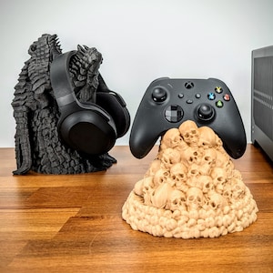 Skull Controller Stand - Controller Holder - Gifts for Gamers - for PS5 ...