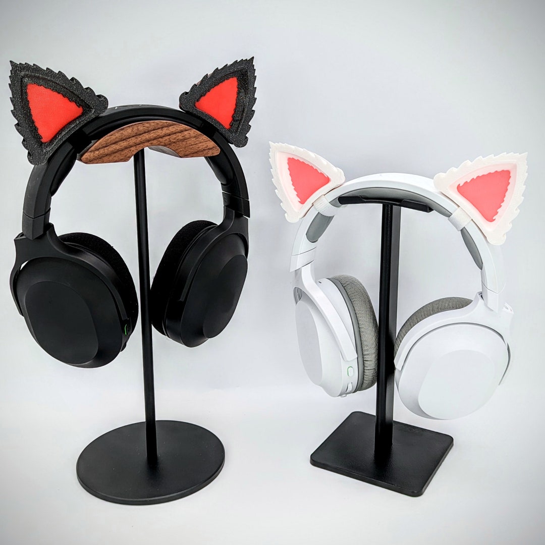 Wolf Werewolf Ears for Headphones Animal Cosplay Ears Twitch Streaming ...
