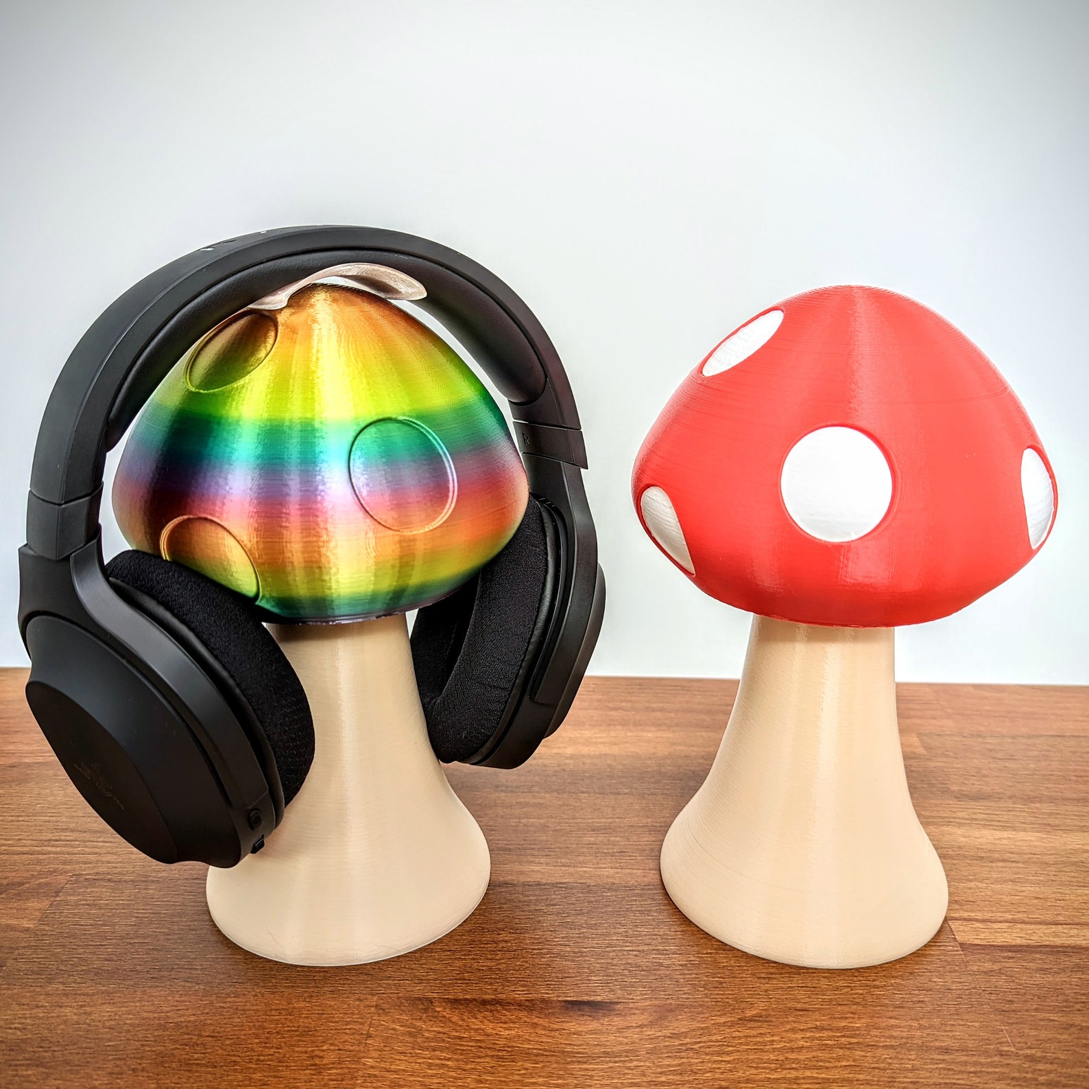 Mushroom Headphone Stand Kawaii Gamer Girl Headset Holder - Etsy Canada