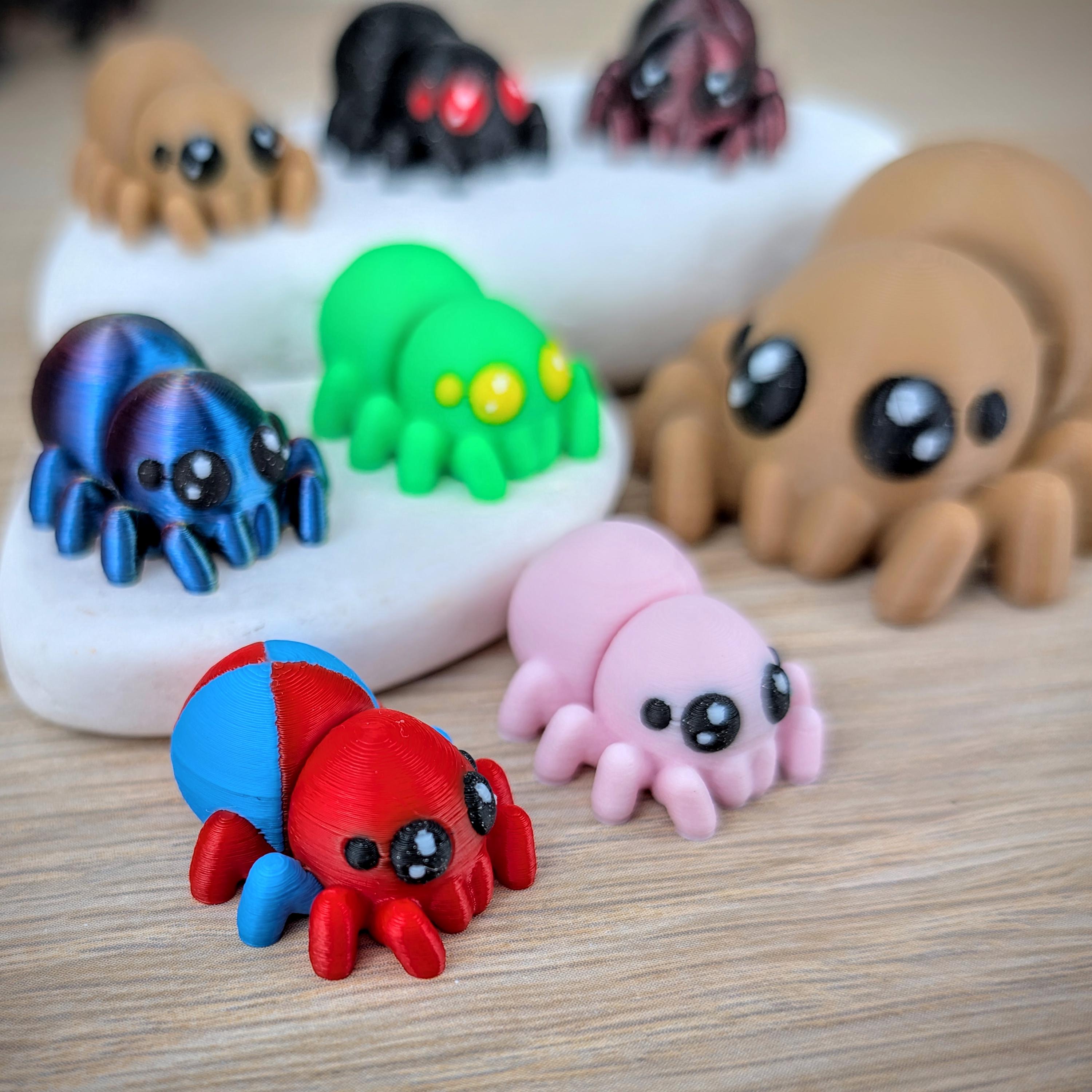 Spider Fidget Toy, Jumping Spiders, Halloween Creepy Cute Figure, Party ...