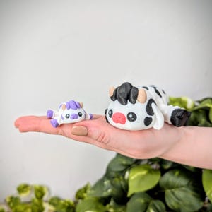 Kawaii Cow Fidget Toy, Highland Cow Articulating Sensory Toys, Desk Toy ...