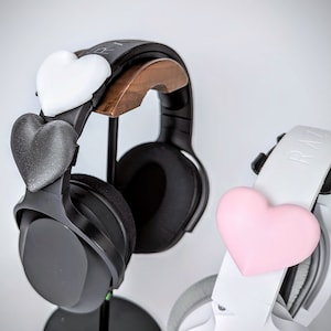 Heart Charm for Headphones - Cute Heart for Headsets - Headphone ...