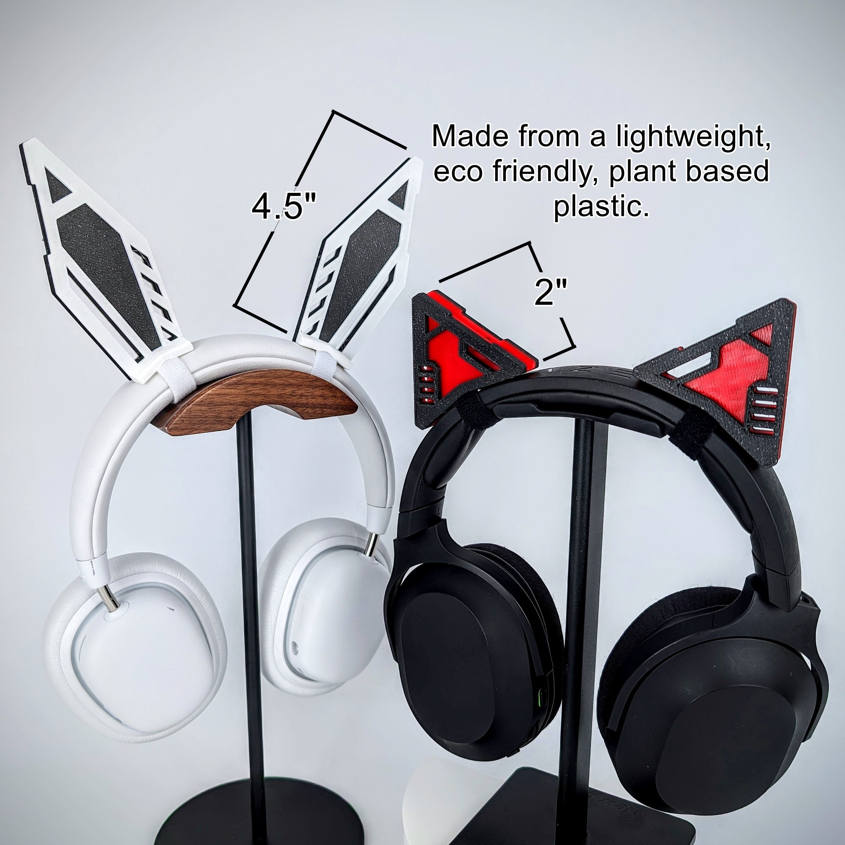Mecha Cat Headphone Ears - Futuristic Bunny Headset Attachments ...