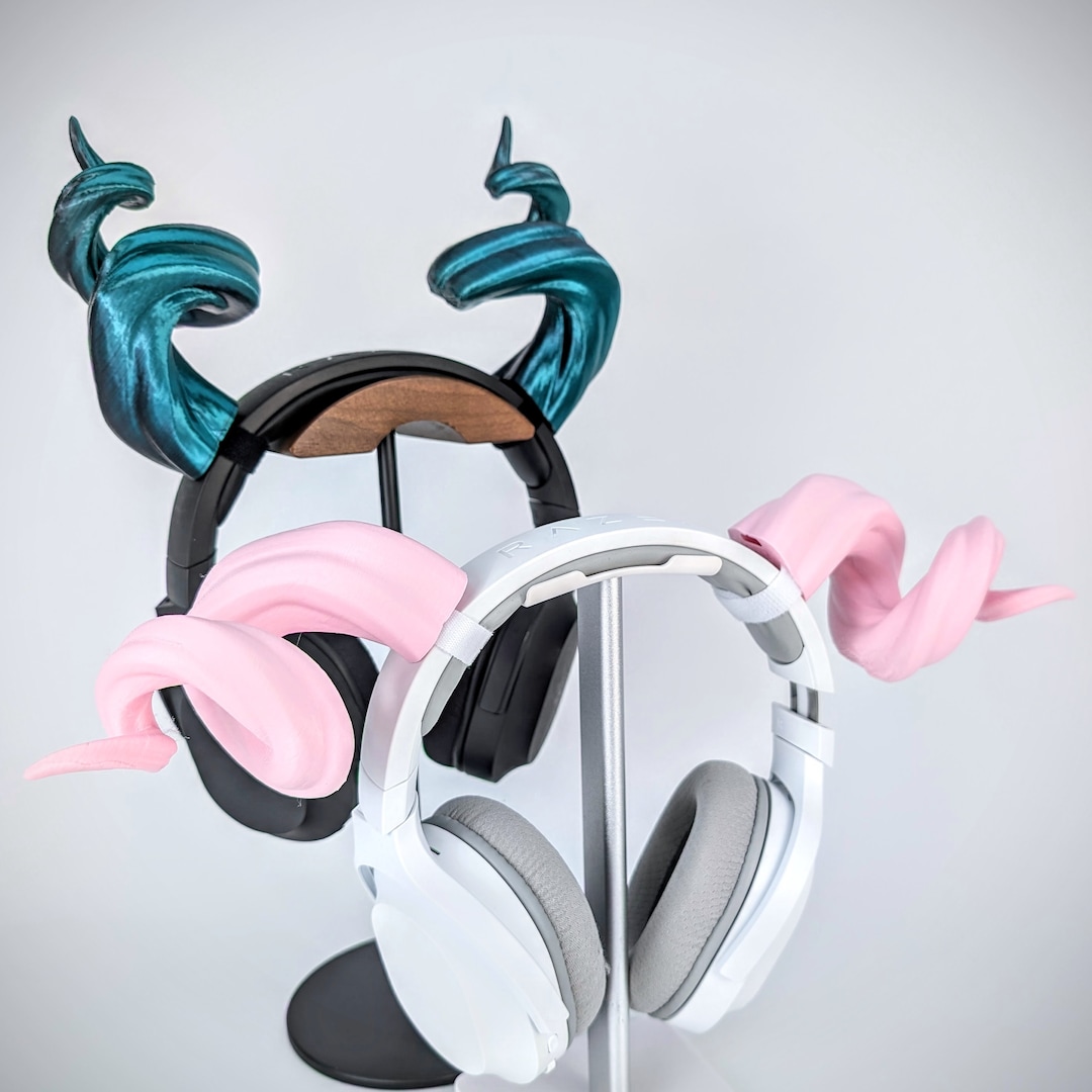 Twirl Horns for Headphones Ram Horns Headphone Attachment Curved ...