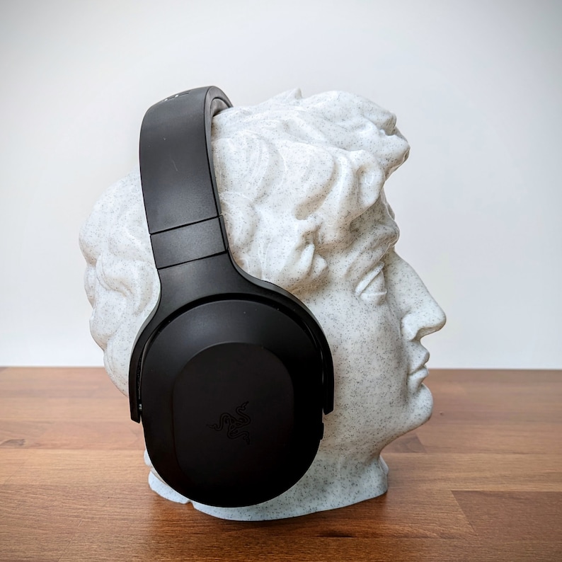 Michelangelo's David Headphone Stand David Bust - Etsy