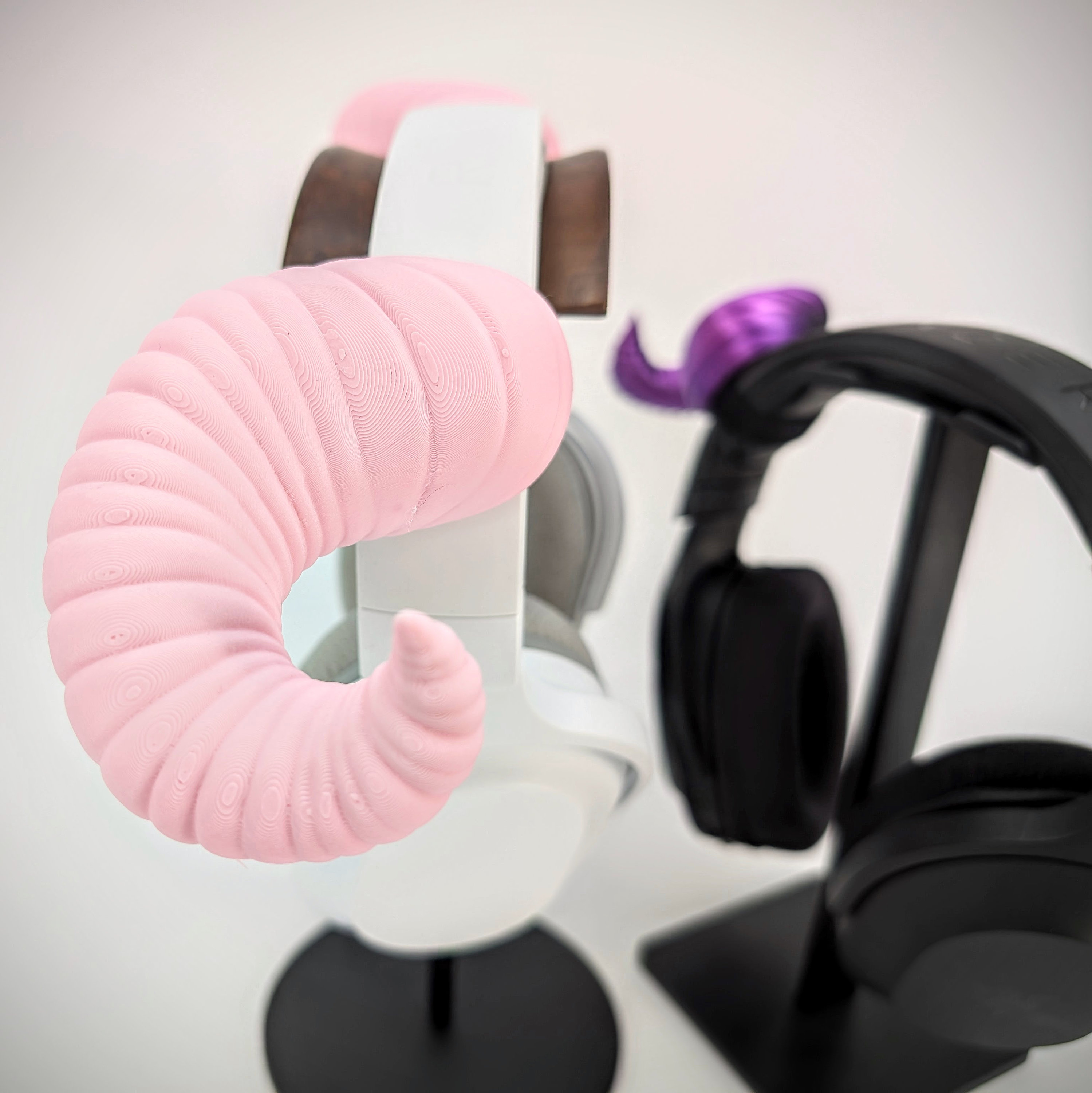 Ram Horns Headphone Attachment - Headset Goat Horns - Headband Horns ...