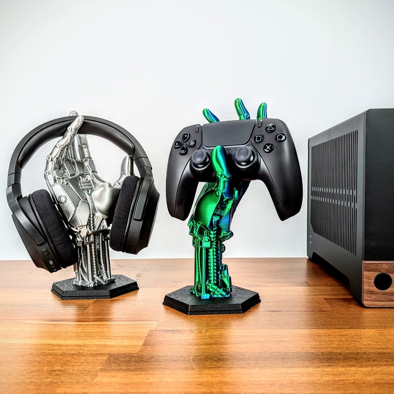 Robot Hand Controller Holder - Headphone Stand - Controller Stand - for ...